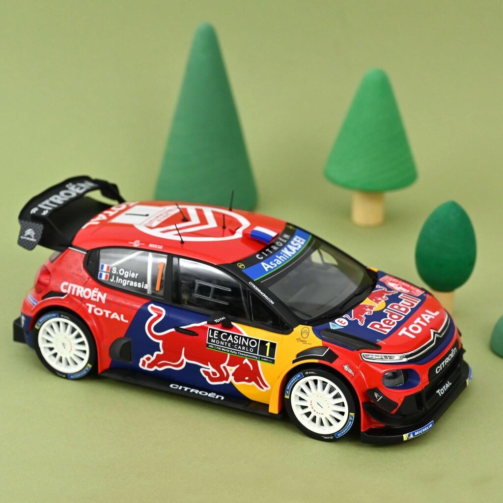    Citroën C3 WRC 2019 Rally Monte-Carlo – Ogier/Ingrassia – Norev 1:18