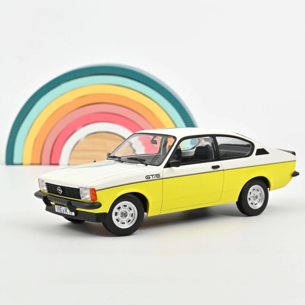 Opel Kadett GT/E 1977 White & Yellow – Die-Cast Norev        Norev