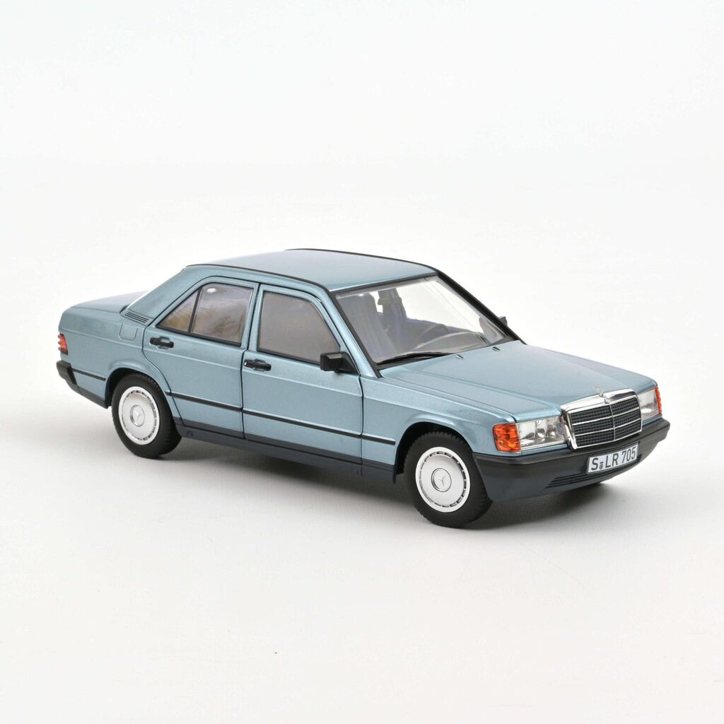 Mercedes-Benz 190 E (W201) 1984 – Light Blue Metallic – Norev