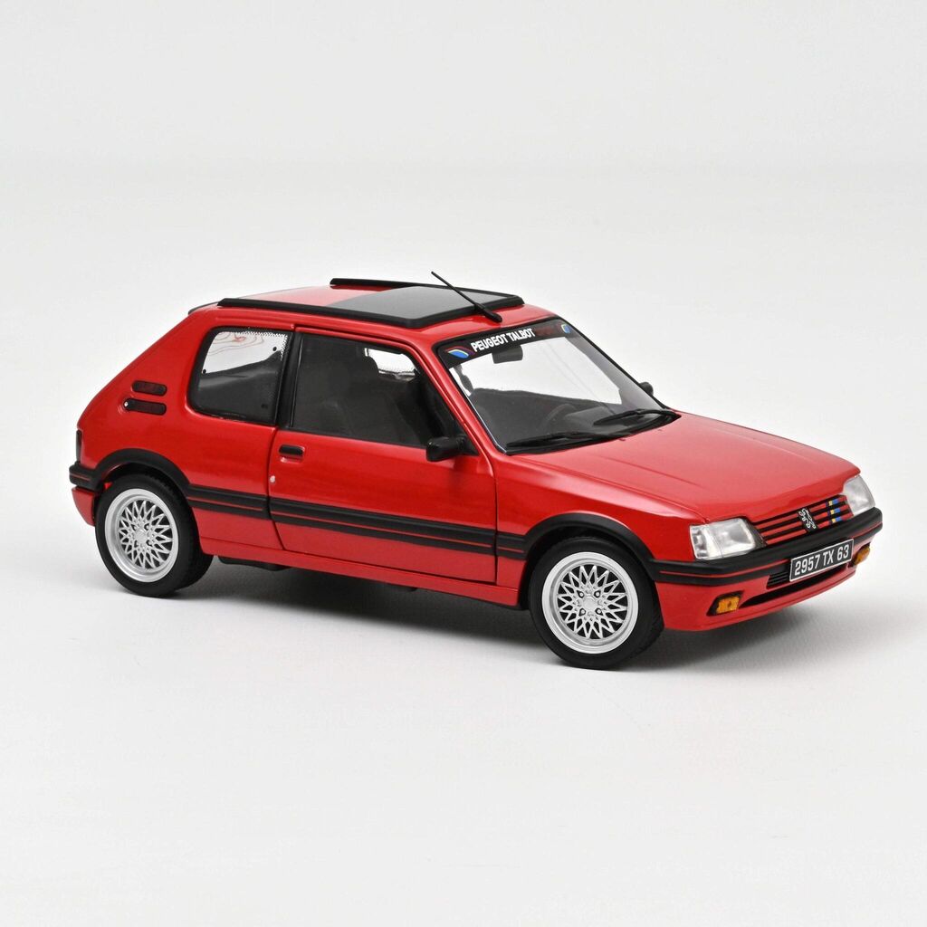 Peugeot¯205 GTi 1.9 PTS Deco 1991 – Vallelunga Red – Norev Norev