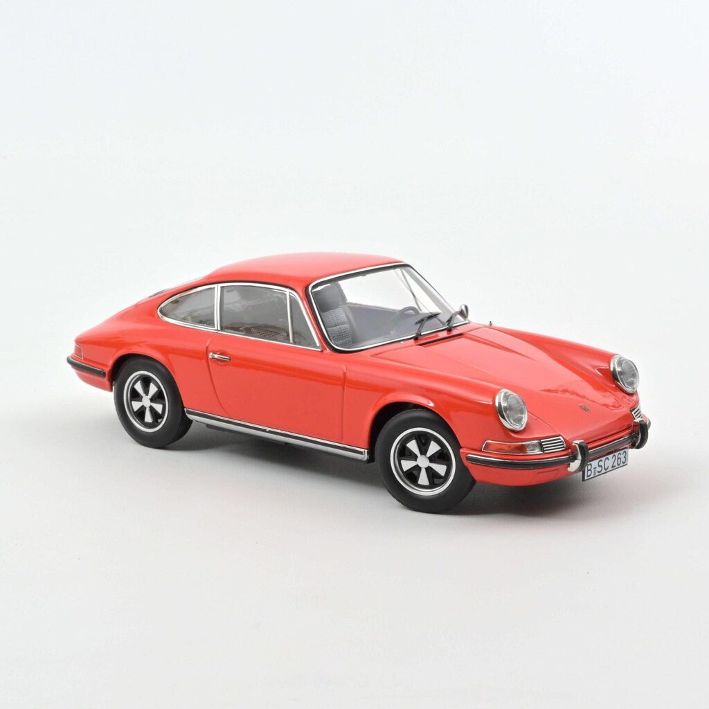 Porsche 911 E 1970 – Orange – Norev     ✨ Norev Porsche 911 E 1970