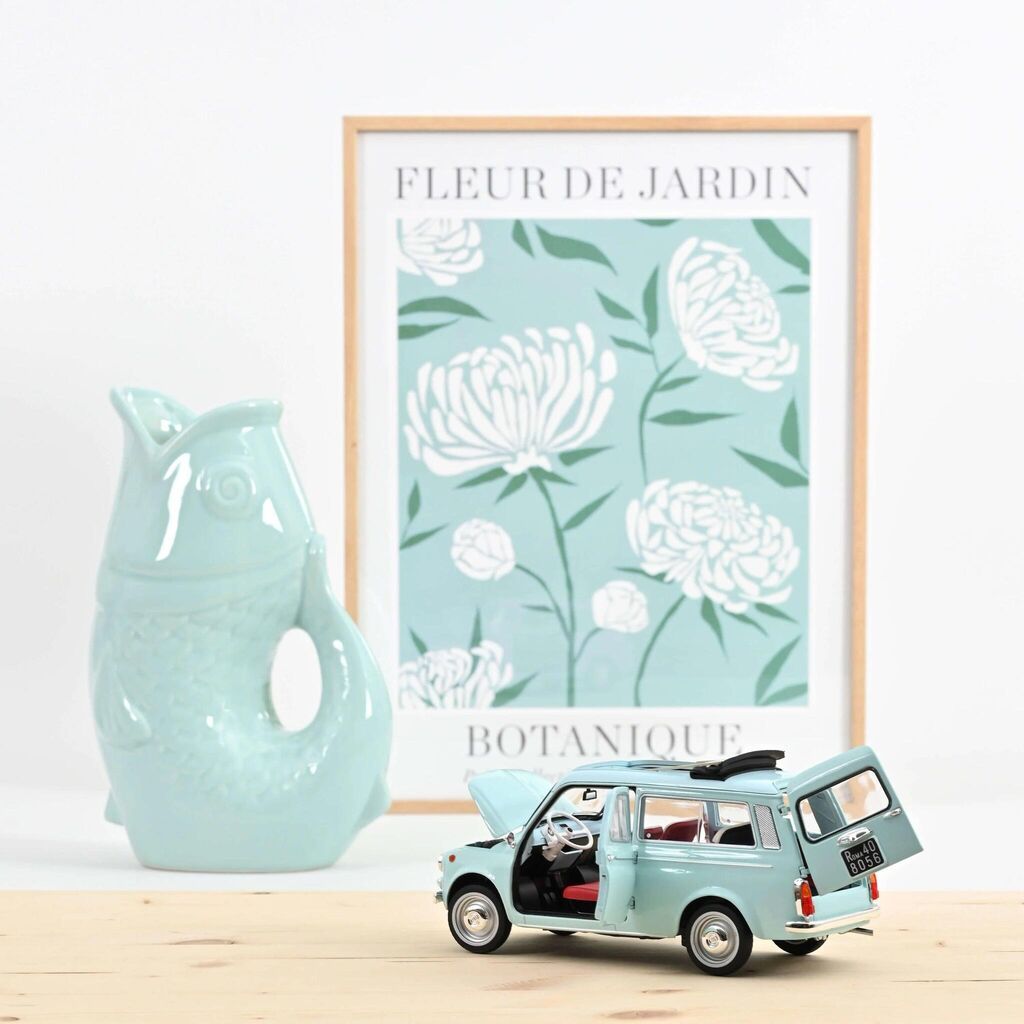 Fiat 500 Giardiniera 1964 – Acquamarina Blue – Die-Cast Norev     ✨