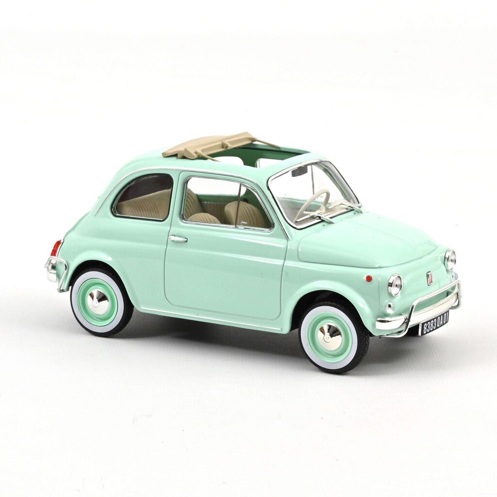 Fiat 500 L 1968 – Pastel Blue (Birth Pack) – Norev        Norev Fiat 500