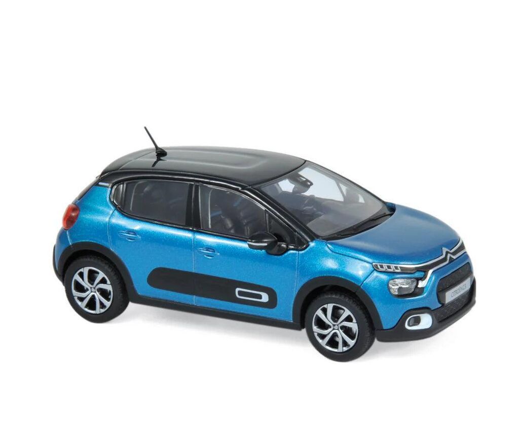    Citroën C3 2020 – Blue & Black – Norev (1:43) Norev Citroën C3