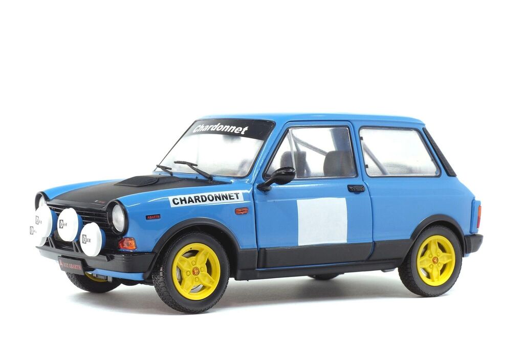   Autobianchi A112 Mk 5 Abarth Bleu Chardonnet Rally Set 1980 Solido