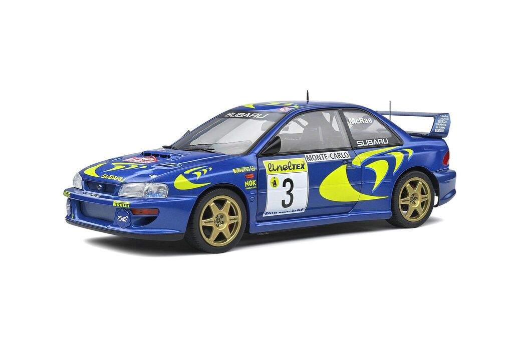    Subaru Impreza 22B Rallye Monte Carlo 1998 #3 McRae Grist Solido