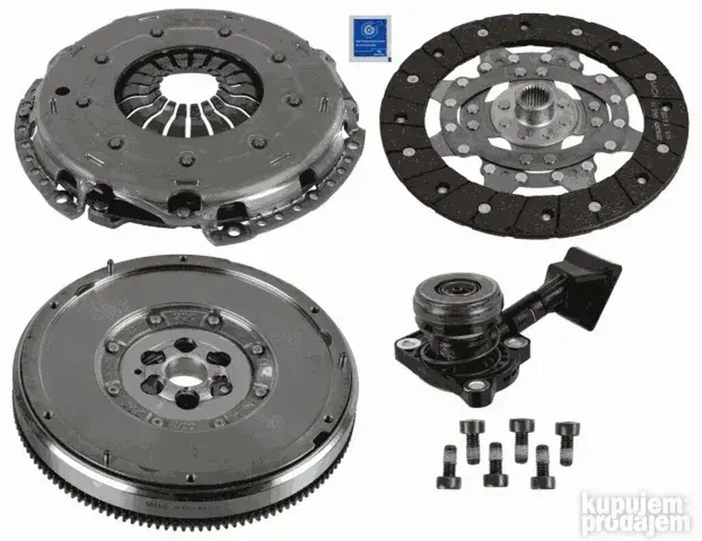 Kompletan set kvacila koji sadrzi korpu lamelu hidraulicni druk lezaj