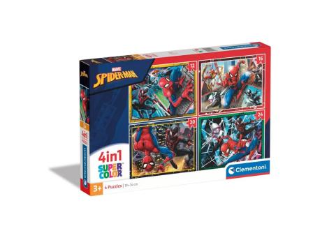 CLEMENTONI Puzzle 4 u 1 spiderman ( CL21515 )