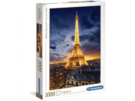 CLEMENTONI PUZZLE 1000 HQC TOUR EIFFEL -2020