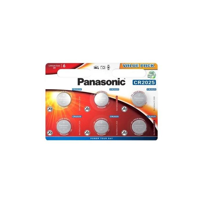 Panasonic baterije Litijum CR-2025 L/6bp