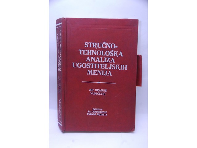 Stručno tehnološka analiza ugostiteljskih menija