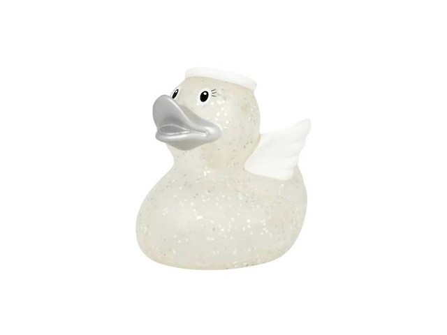 Lilalu Patkica - Rubber Duck, Glitter Angel, 9 cm