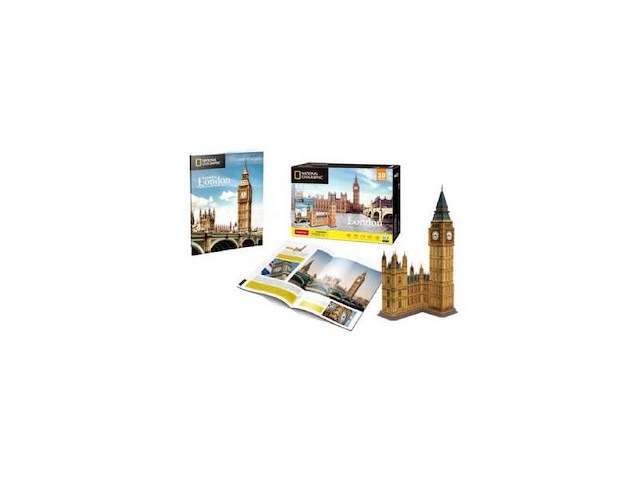 Puzla 3D - CubicFun, National Geographic, Big Ben