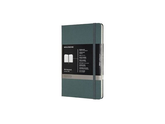 Moleskine Large Pro Hard Notebook - Forest Green