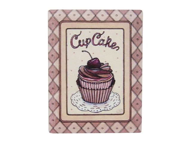 Magnet, Cherry Cupcake