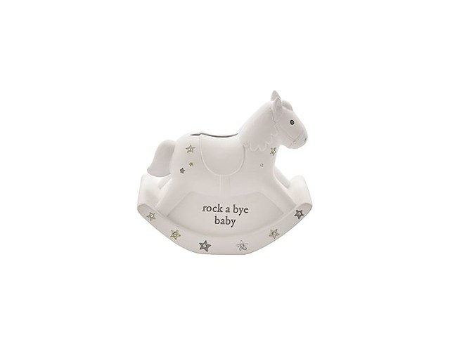Kasica - Bambino, White Rocking Horse