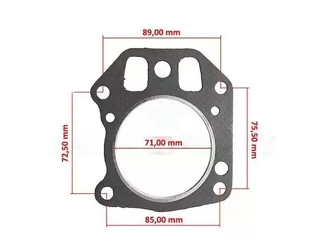 Dihtung glave Briggs &; Stratton OHV 691889 65166 273240