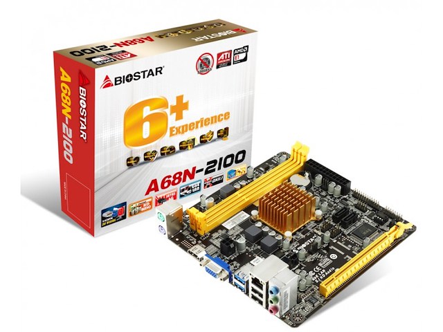 Maticna DDR3 Biostar A68N-2100 +Cpu X2 +vga DX 11 Hdmi