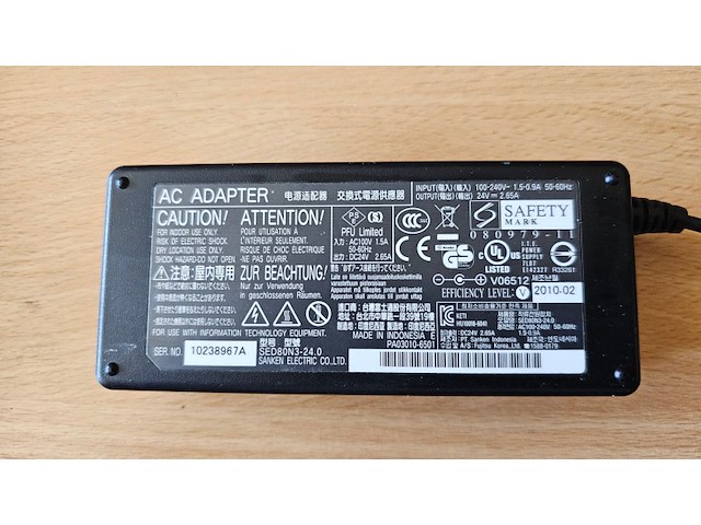 SANKEN SED80N3-24.0 (Fujitsu PA03010-6501) 24V 2.65A 64