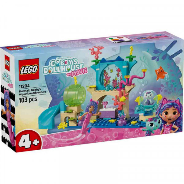 Lego gabbys dollhouse mermaid gabbys aquarium