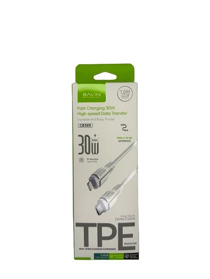 Bavin kabl 30W 1m Type C-Type-Lightning CB385-PD