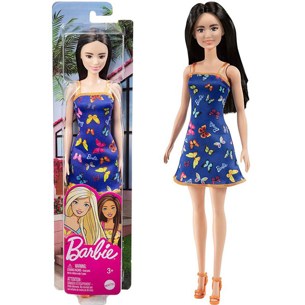 Barbie lutka sa plavom haljinom, 29cm 001880