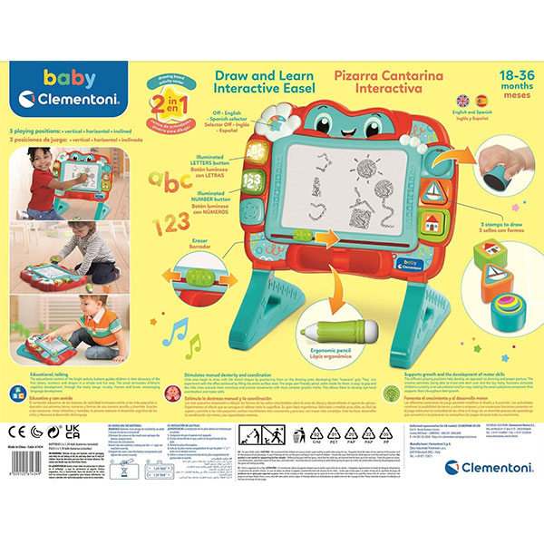 Edukativna tabla Crtamo i učimo Clementoni CL17489