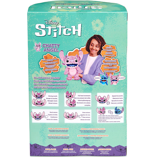 Disney Chatty Stitch sa 50 funkcija roze WS28135