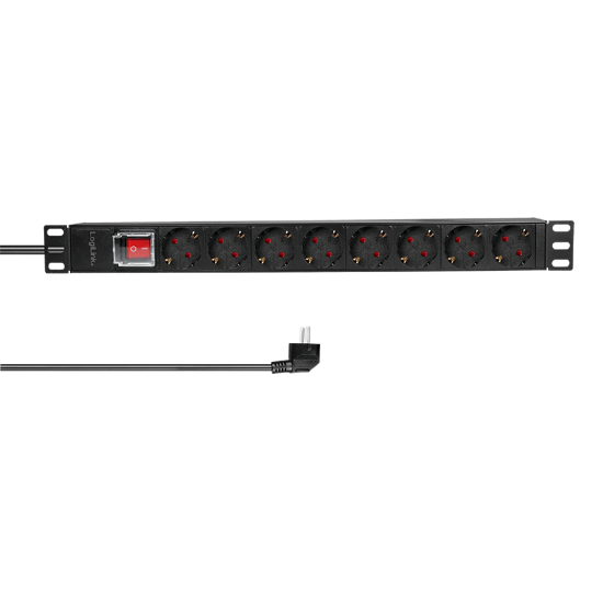 Logilink PDU 8 x šuko CEE 7/3, 2.0m, sa prekidačem