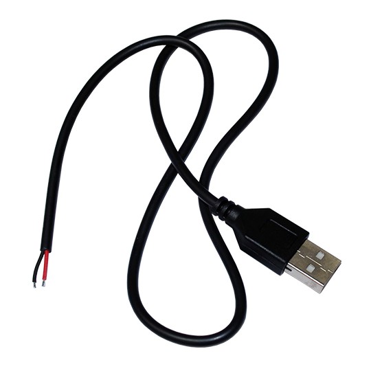 USB KONEKTOR 0.5m ZA 8mm 5V LED TRAKU MITEA 69805