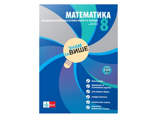 Matematika 8: znam za više