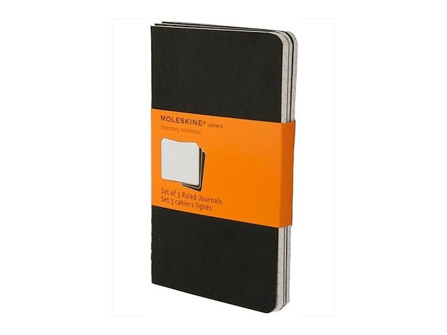 Moleskine - Set of 3 Notebooks, Black