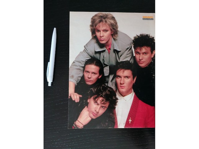 Poster Duran Duran, iz 80tih (1985 godina), NOV