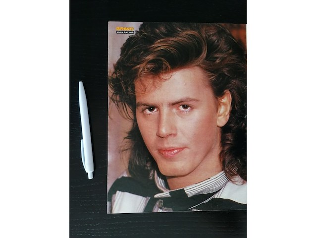 Poster John Taylor (Duran Duran), iz 80tih, NOV