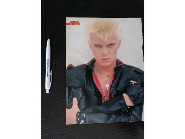 Poster Billy Idol, iz 80tih, NOV
