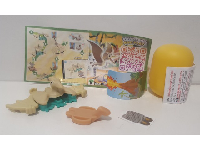 Kinder surprise bež dinosaurus VT046