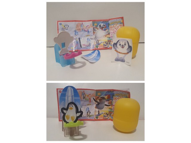 Kinder surprise set pingvin VU046 i foka VU047