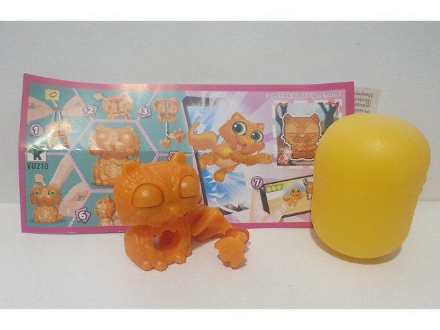 Kinder surprise narandzasta mačka VU210
