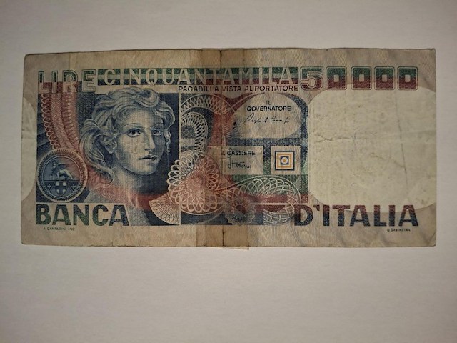 50000 lira Italija