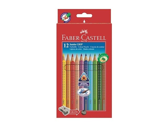 Faber-Castell drvene bojice grip jumbo 1/12