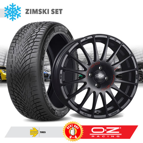 225/40 R18 SET Z MOMO + OZ SUP GT MB 5/112