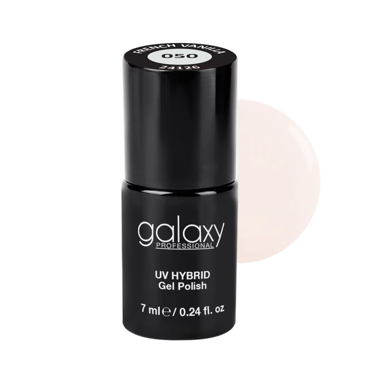 GALAXY PROFESSIONAL WHITES – trajni lak za nokte UV/LED Hybrid 7 ml French Vanilla S050