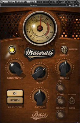 Waves Maserati B72 Bass Phattener plugin