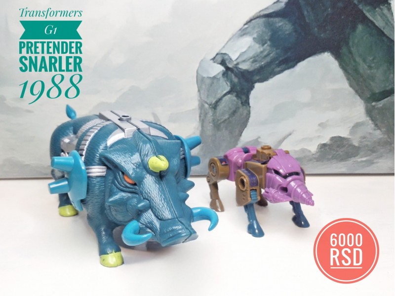 Transformers G1 Pretender Snarler 1988