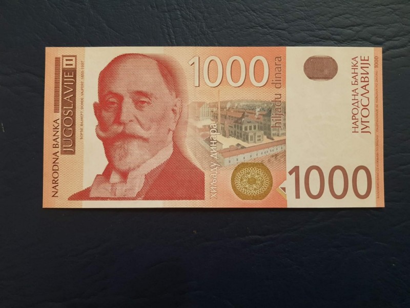 1000 dinara Jugoslavija UNC