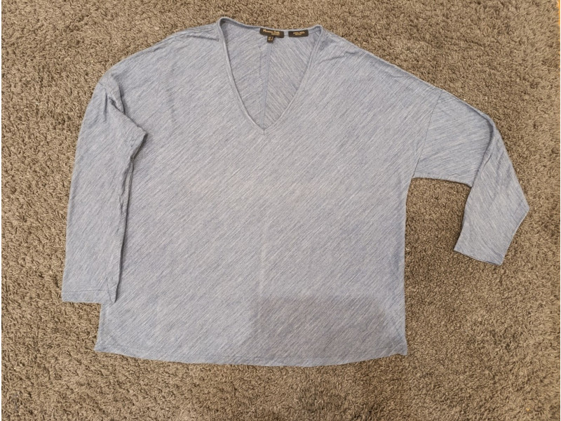 Massimo Dutti bluza liocel i vuna