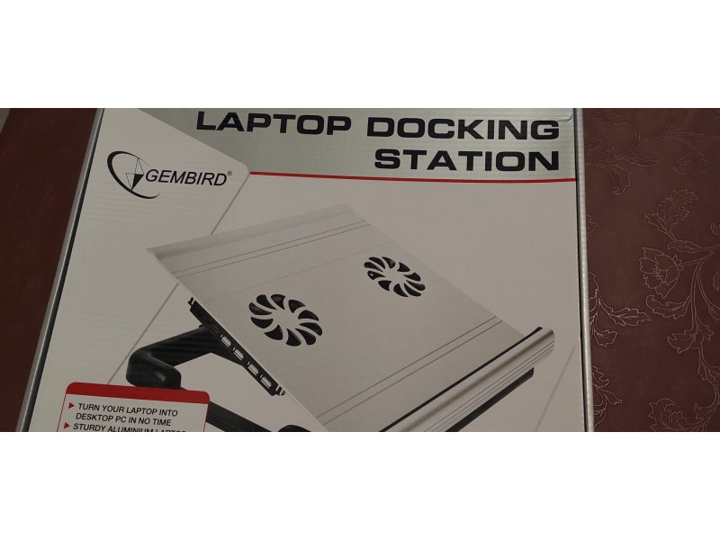 Gembird Laptop docking station-postolje za laptop i kul
