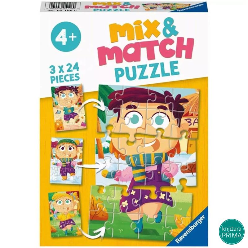Puzzle RAVENSBURGER Mix and Match 3x24