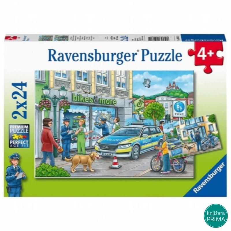 Puzzle RAVENSBURGER Policajci na poslu 2x24