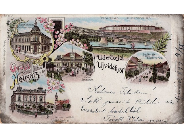 Novi Sad 1899 - Litografija